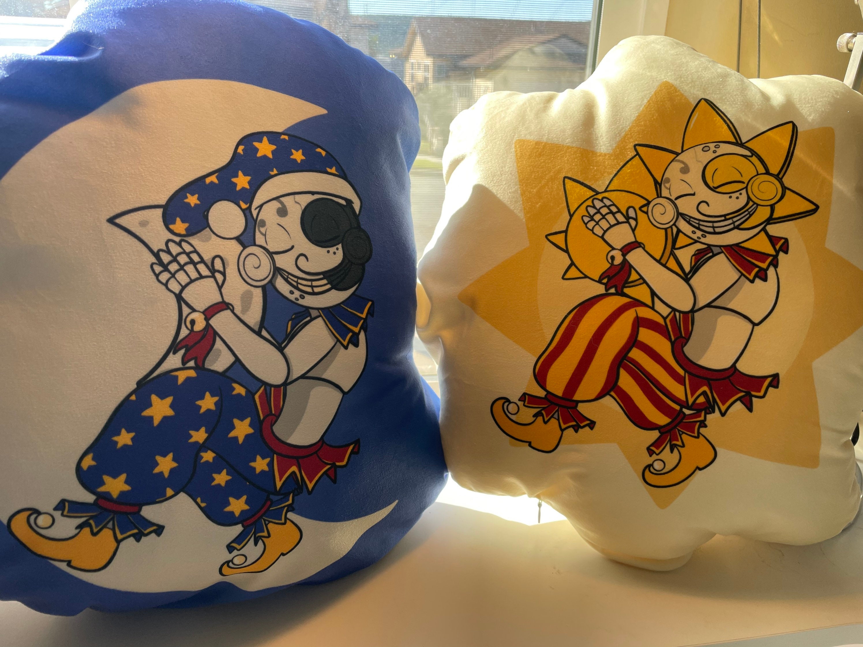 Sundrop and Moondrop Pillows / Epoxy Acrylic Charms - Etsy