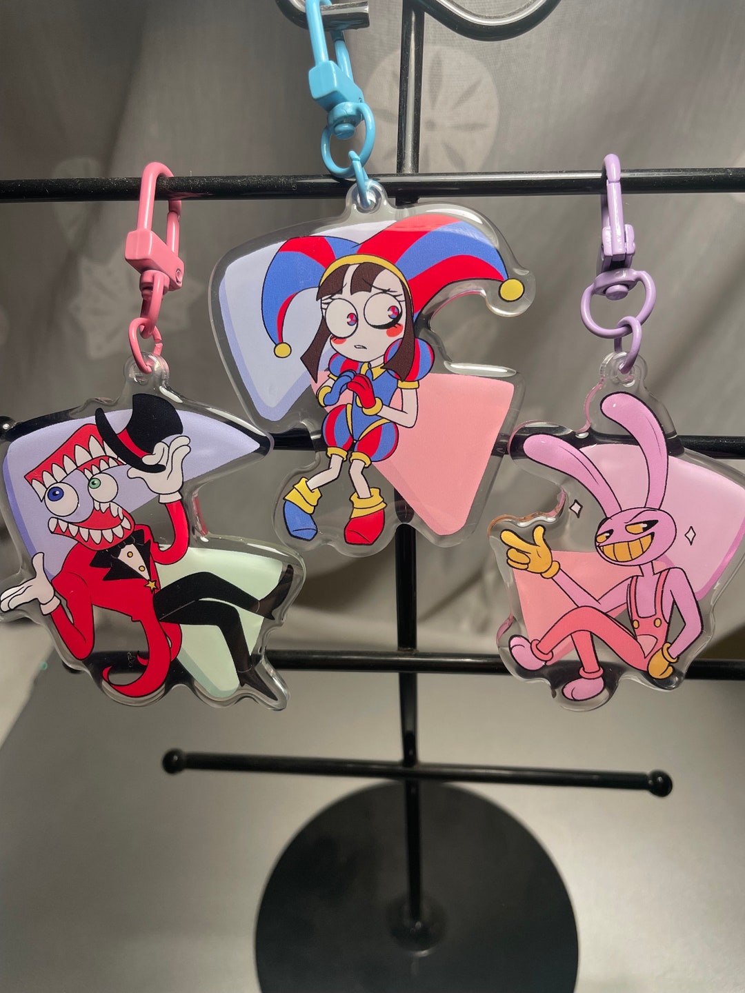 The Amazing Digital Circus Charms, Pillows, and Stickers Pomni, Jax ...