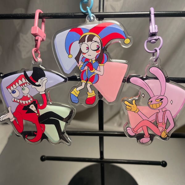 The Amazing Digital Circus Charms - Etsy