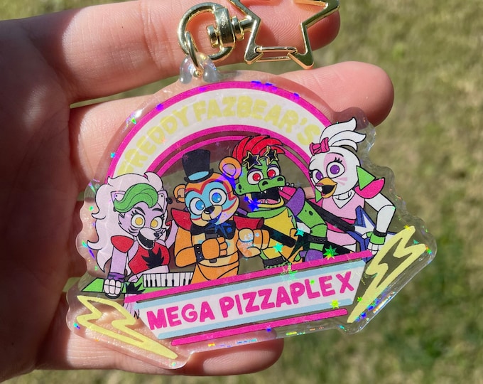 Five Nights at Freddys Security Breach Sign Charm - Etsy