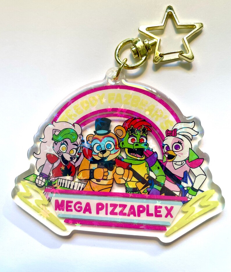 Five Nights at Freddys Security Breach Sign Charm - Etsy UK