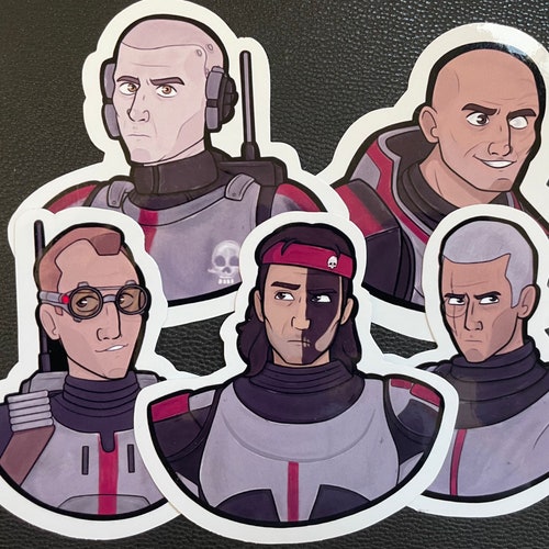 Bad Batch Helmet Stickers - Etsy