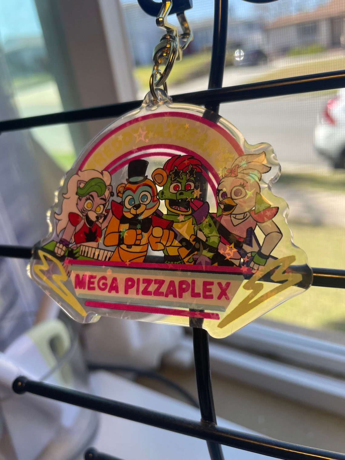 Five Nights at Freddys Security Breach Sign Charm | Etsy