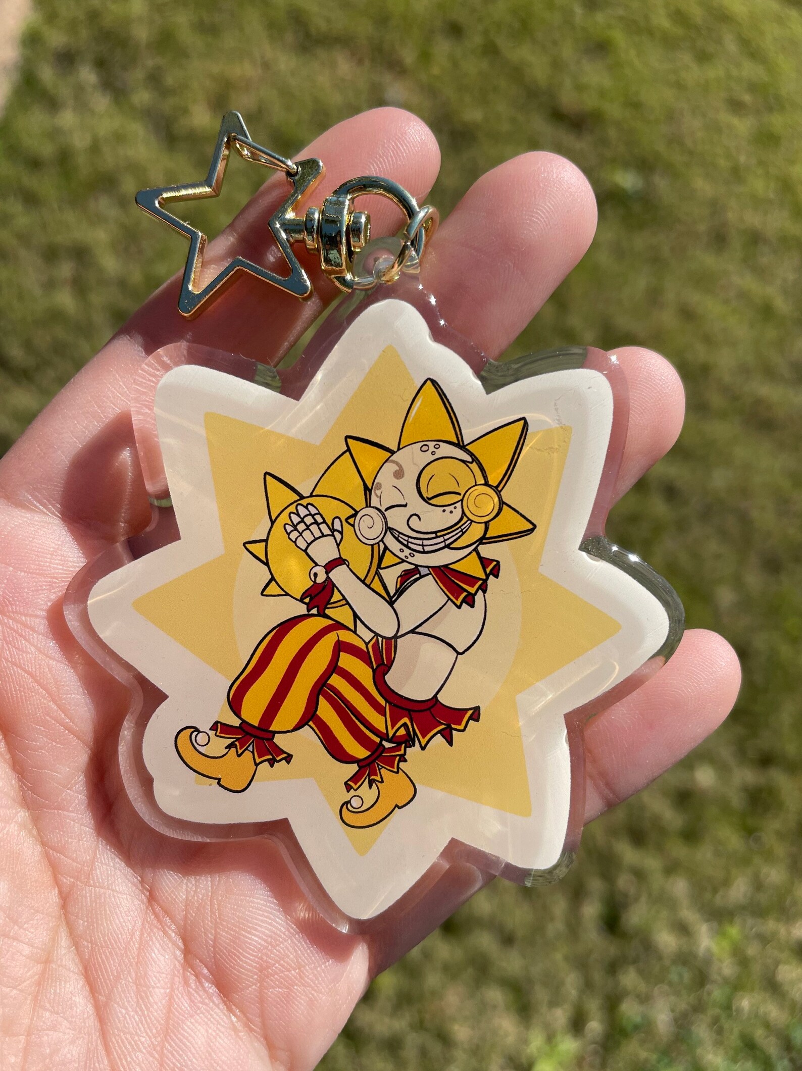 Sundrop and Moondrop Pillows / Epoxy Acrylic Charms - Etsy