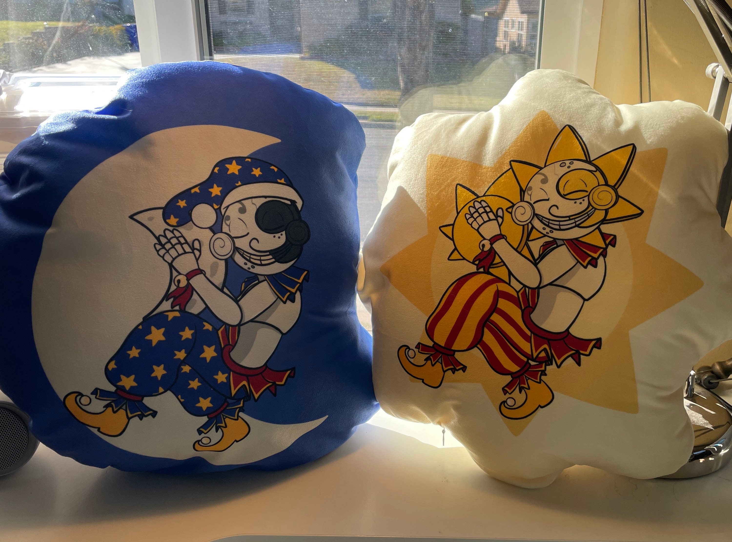 Sundrop and Moondrop Pillows / Epoxy Acrylic Charms - Etsy