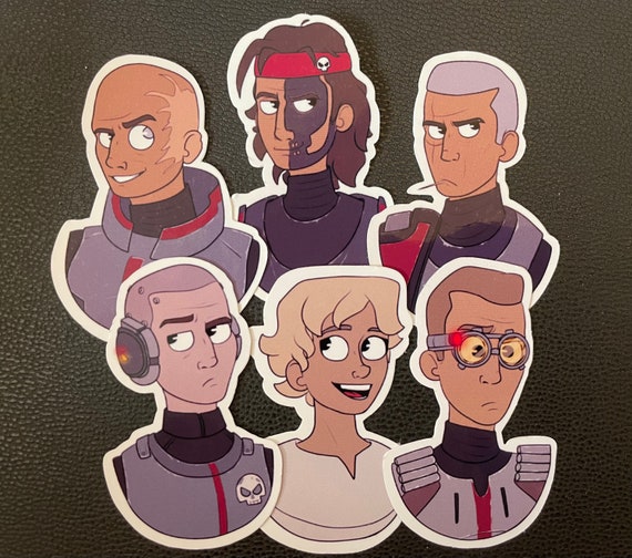 The Bad Batch: Chibi Stickers - Etsy UK