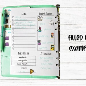 October 2023 A5 Customizable Daily Layout Planner With Affirmation 18 ...