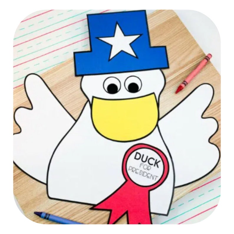Duck for President Craft Kit for Kids Election Day Activity for ...