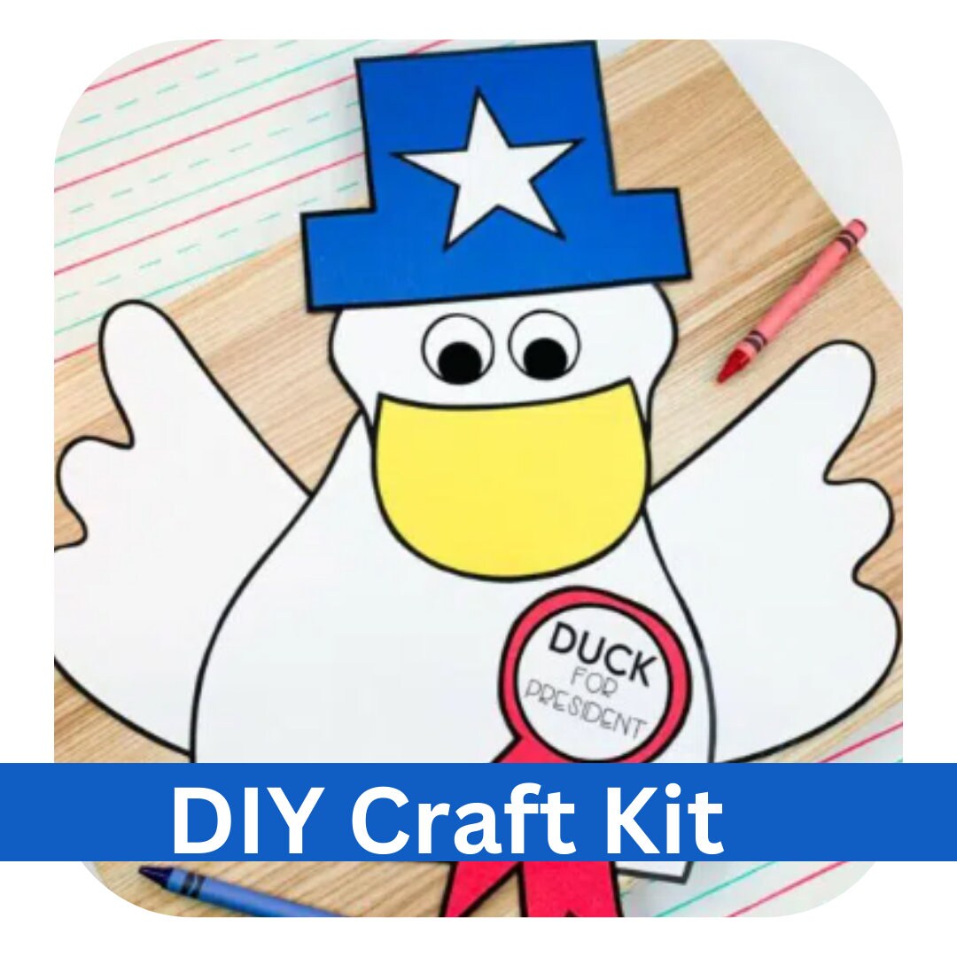 Duck for President Craft Kit for Kids Election Day Activity for ...