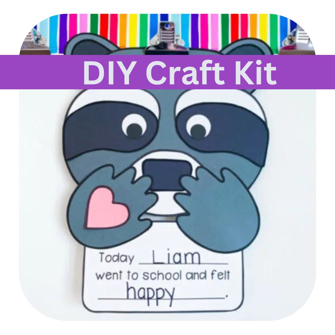 The Kissing Hand Craft Kit Easy Back to School Activity for Preschool ...