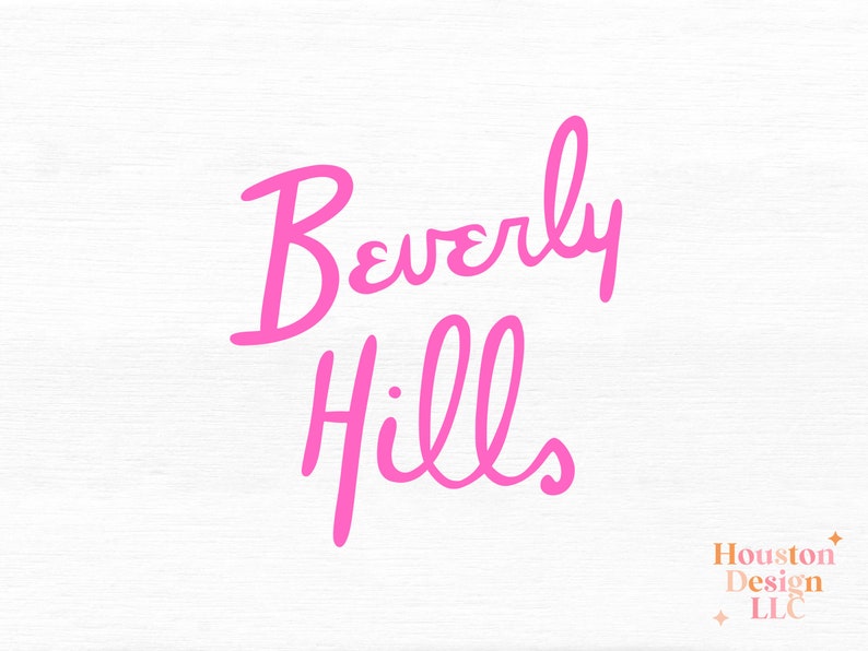 Beverly Hills SVG PNG JPG - Etsy