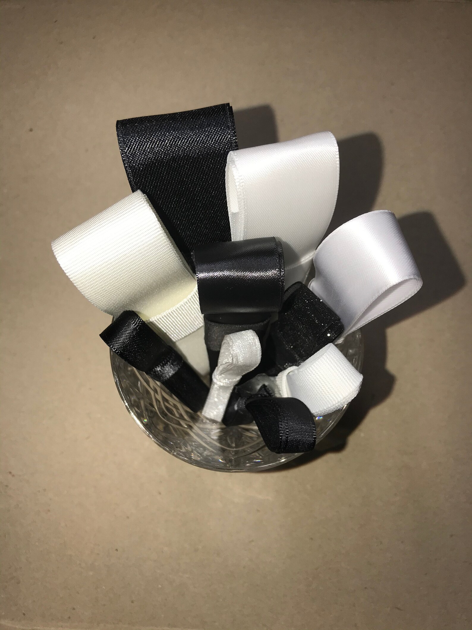 Assorted Ribbons Bundle Black & White 10 x 1m Lengths | Etsy