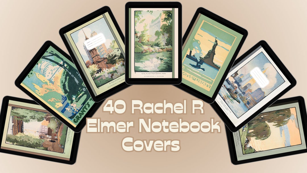Vintage Rachel Robinson Elmer Digital Notebook Covers - 40 - Etsy
