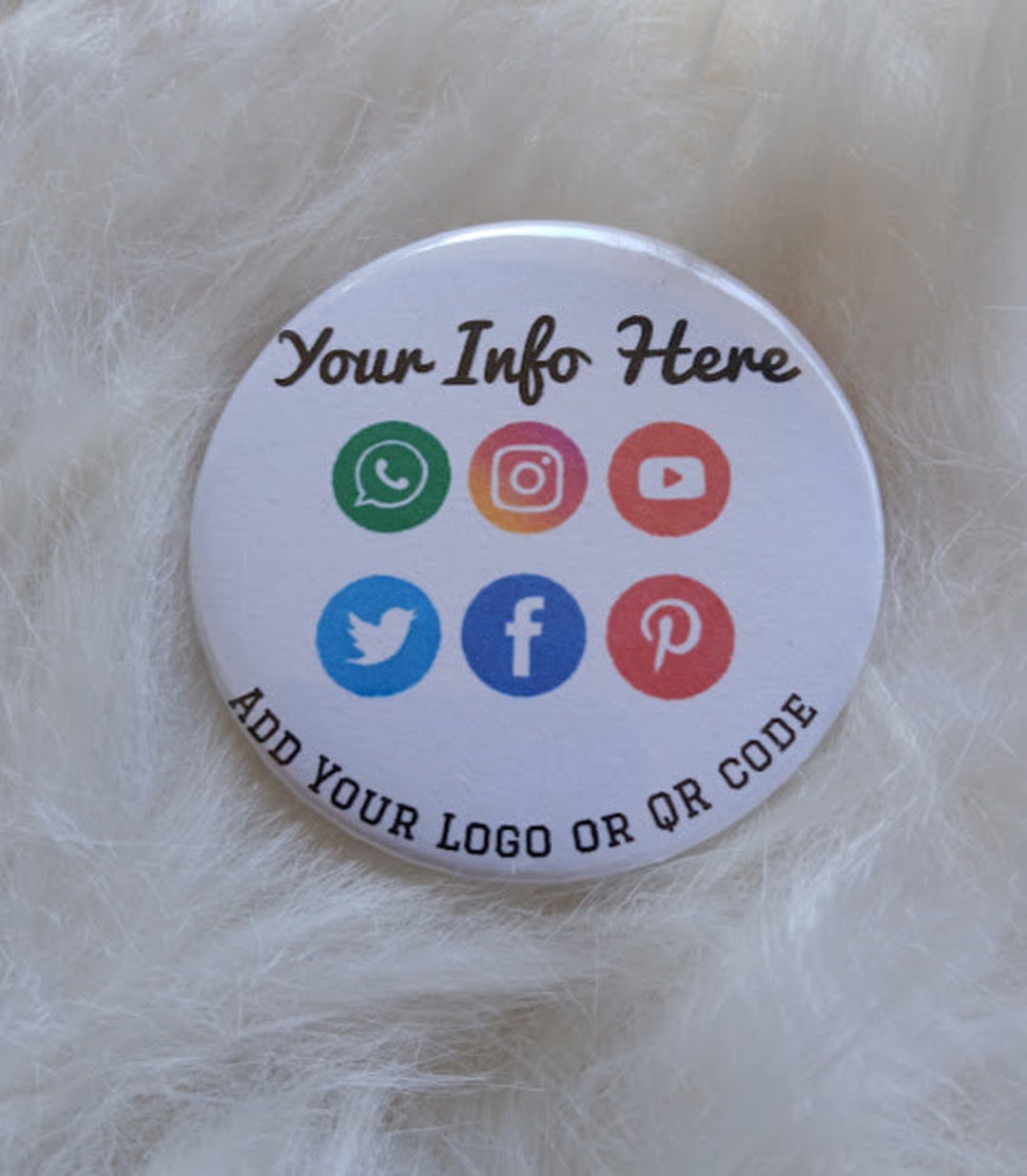 Personalized Logo Button! - Etsy