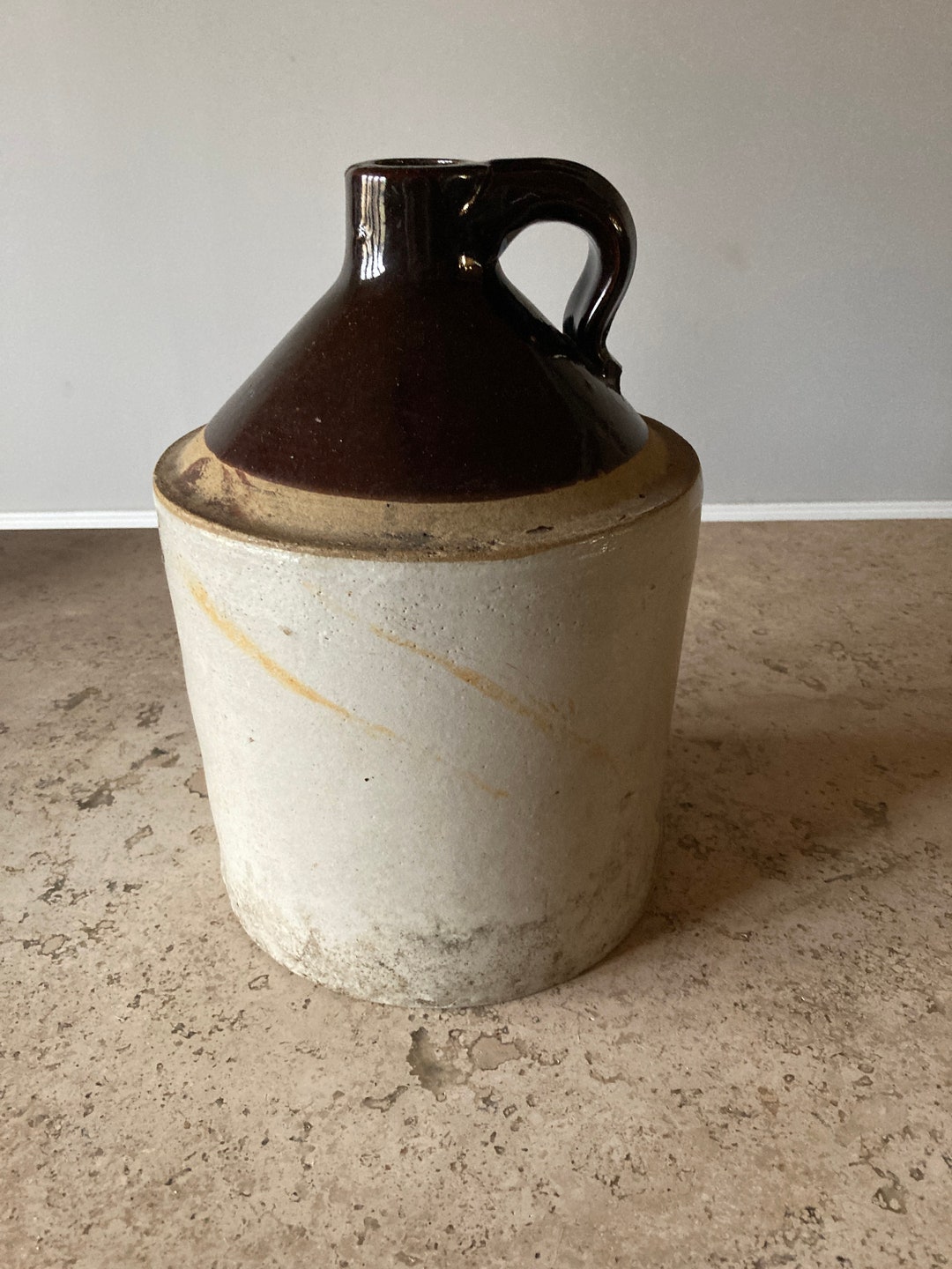 Antique Crock Jug - Etsy