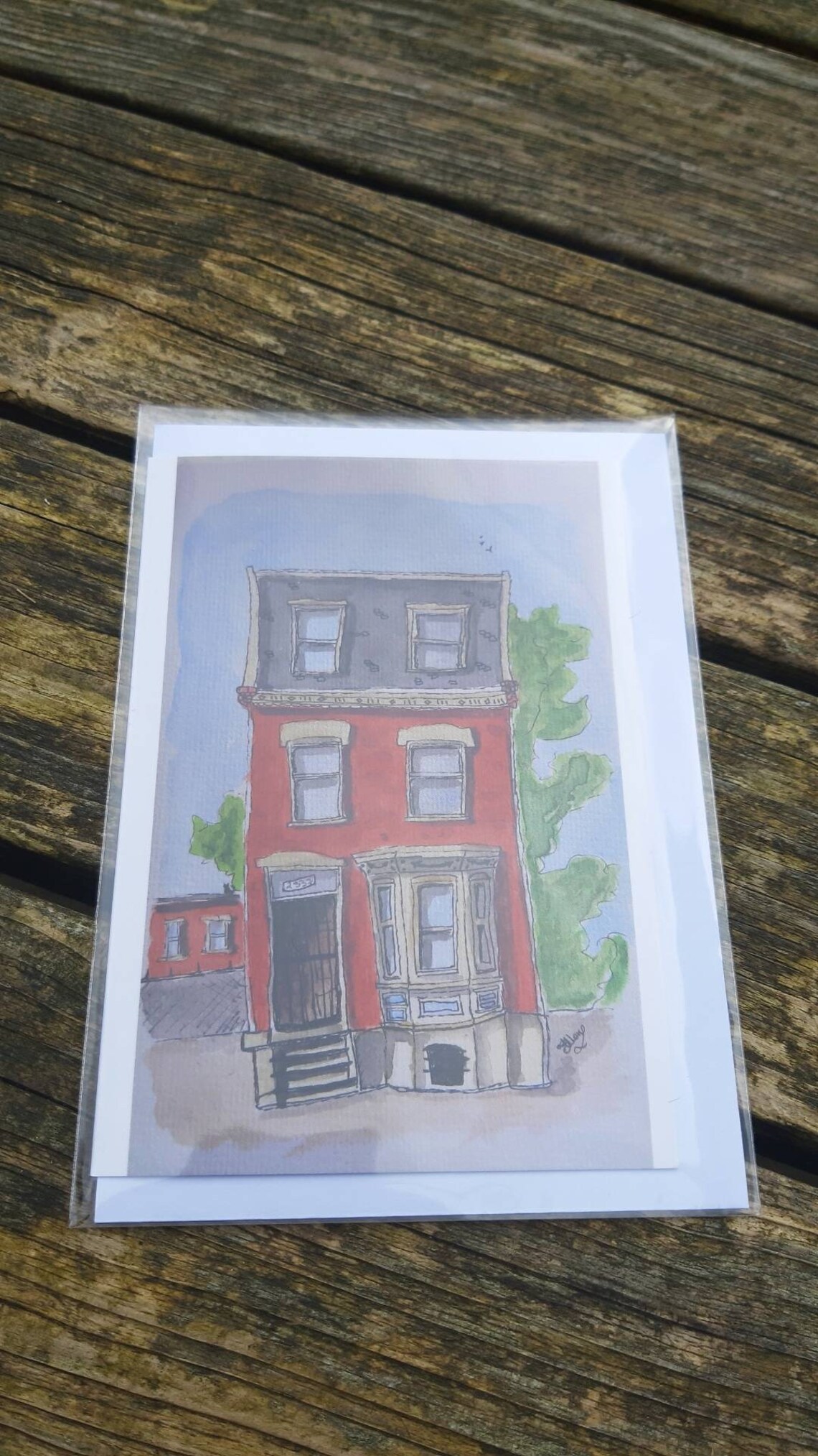 No Place Like Home Pack of 6 Greeting Cards. Printed Watercolour on ...