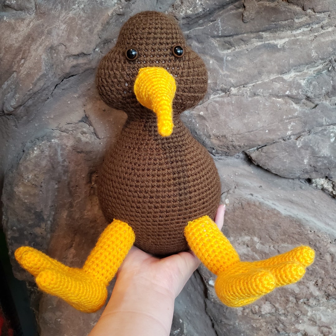 PATTERN: Kiki Kiwi Bird Crochet Amigurumi Pattern, Crochet Kiwi Bird ...
