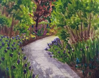 Forest Path Print - Etsy