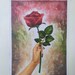 Rose and Hand (print) - Etsy