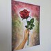Rose and Hand (print) - Etsy