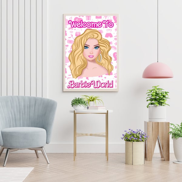 Barbie Welcome Sign - Etsy