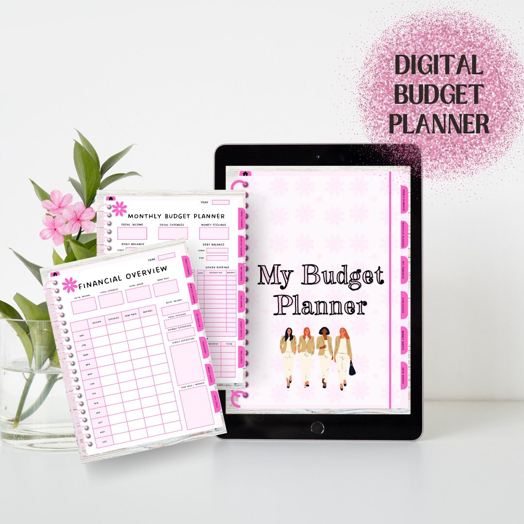 Budget Like a Boss With Our Printable Pink Planner - Perfect for All ...