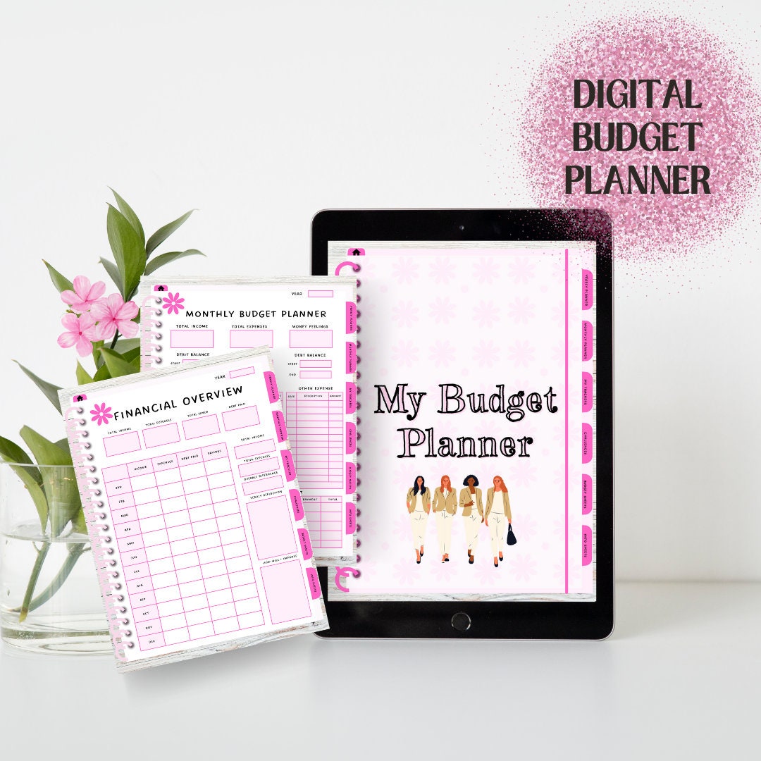 Budget Like a Boss With Our Printable Pink Planner - Perfect for All ...