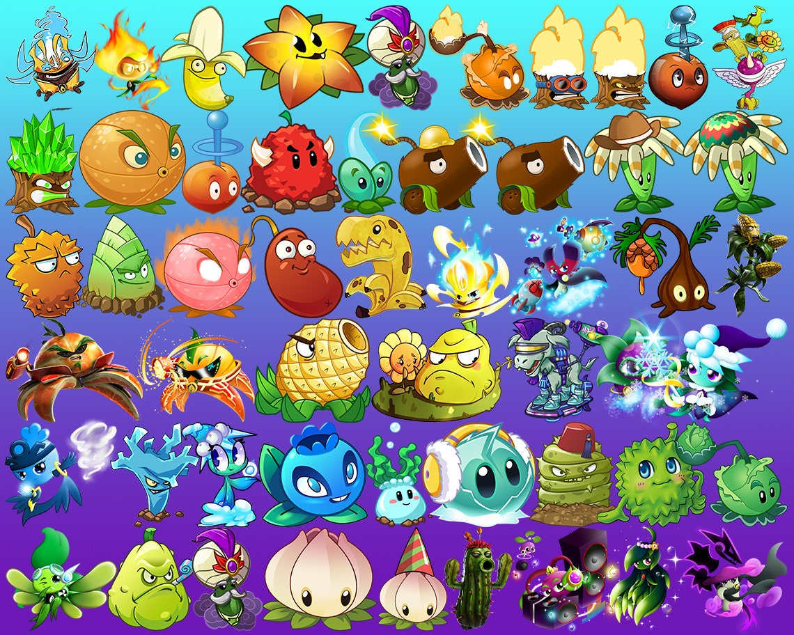 220 Designs Plants VS. Zombies SVG Cut File Bundle | Etsy