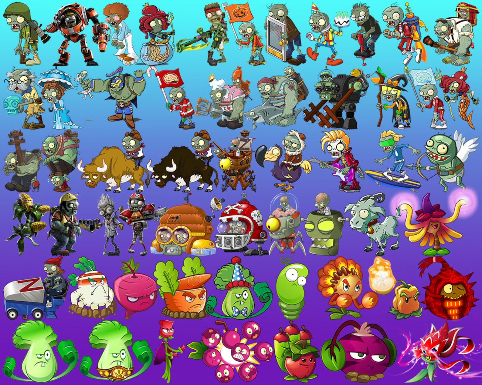 220 Designs Plants VS. Zombies SVG Cut File Bundle | Etsy