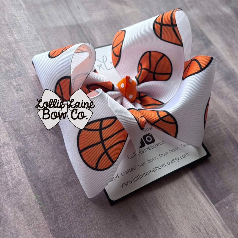 Basketball Bows - Etsy