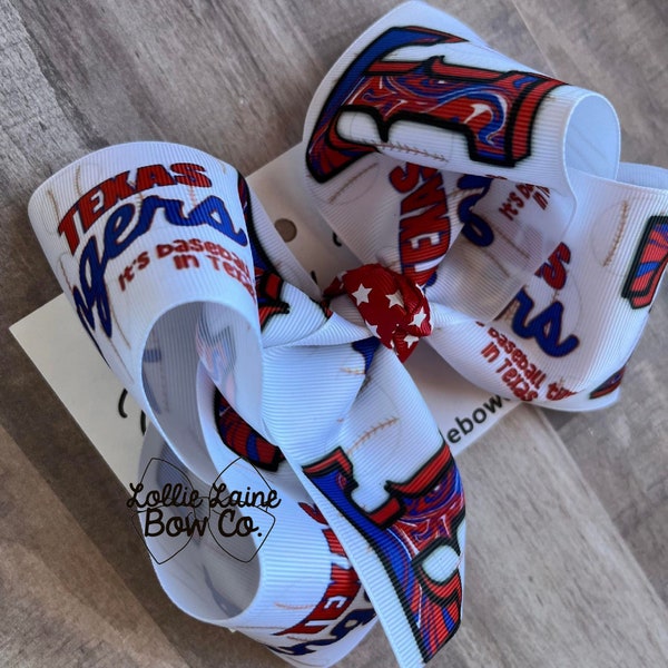 Texas Cheer Bow - Etsy