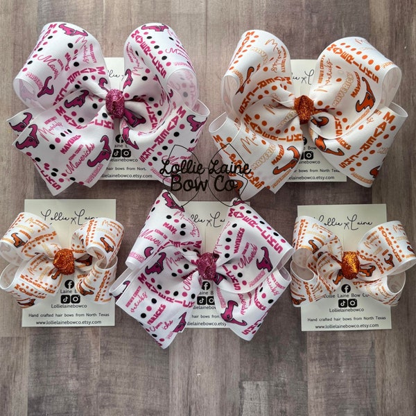 Custom Hair Bows - Etsy