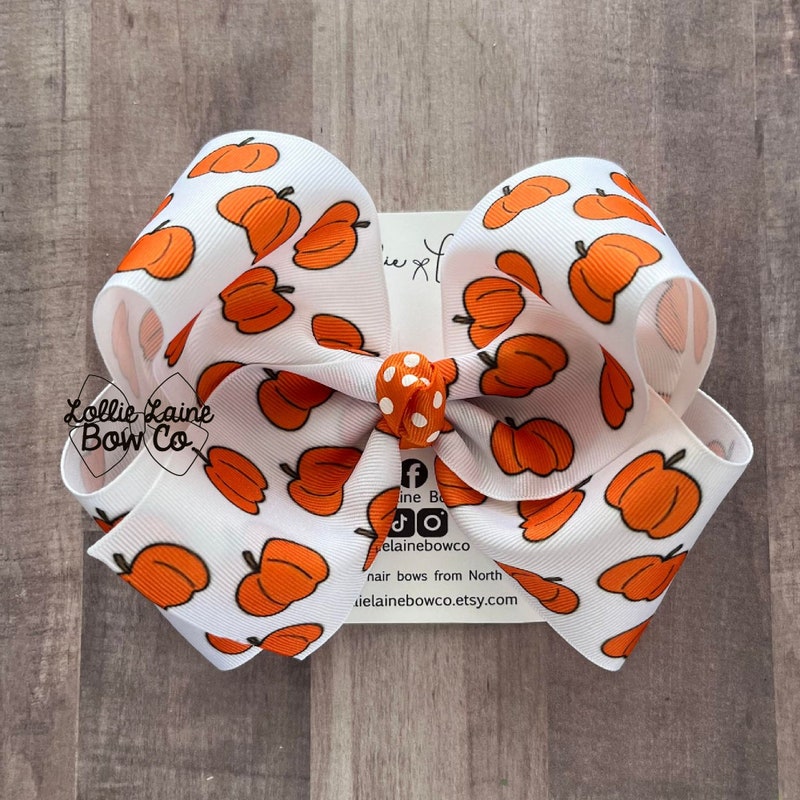 Fall Hair Bow - Etsy