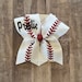 Personalized Baseball Hair Bow | Cheer Hair Bow, Baseball Bow, Baseball ...