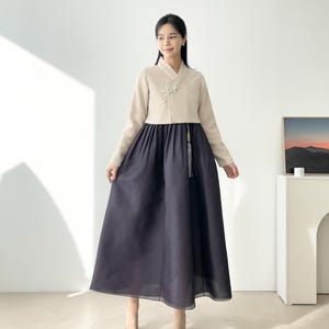 Korean Women's Modern Hanbok Daily Hanbok for Fall and Winter- Bonitto ...