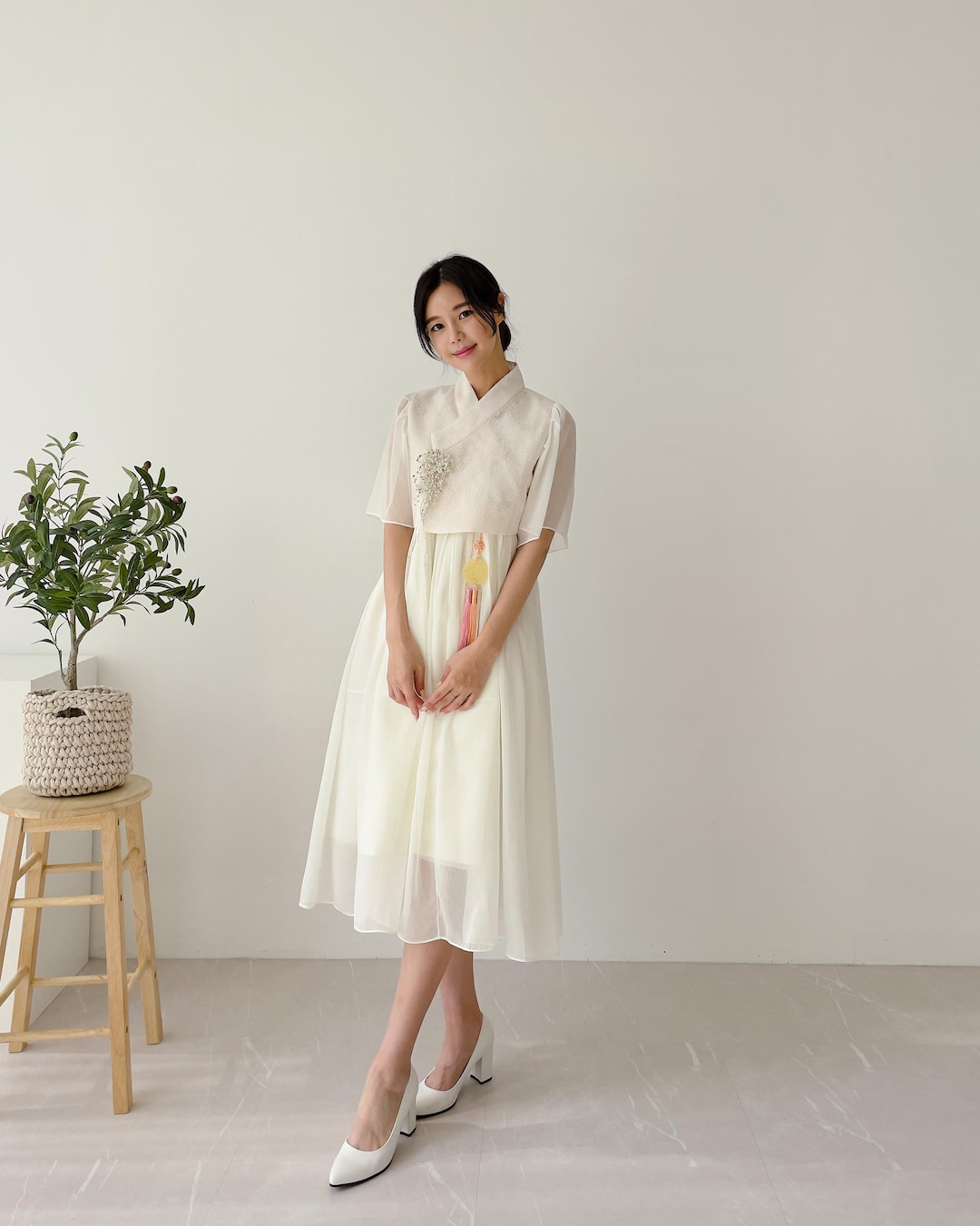 Korean Women's Modern Hanbok Daily Hanbok for Fall and Winter- Silvia ...