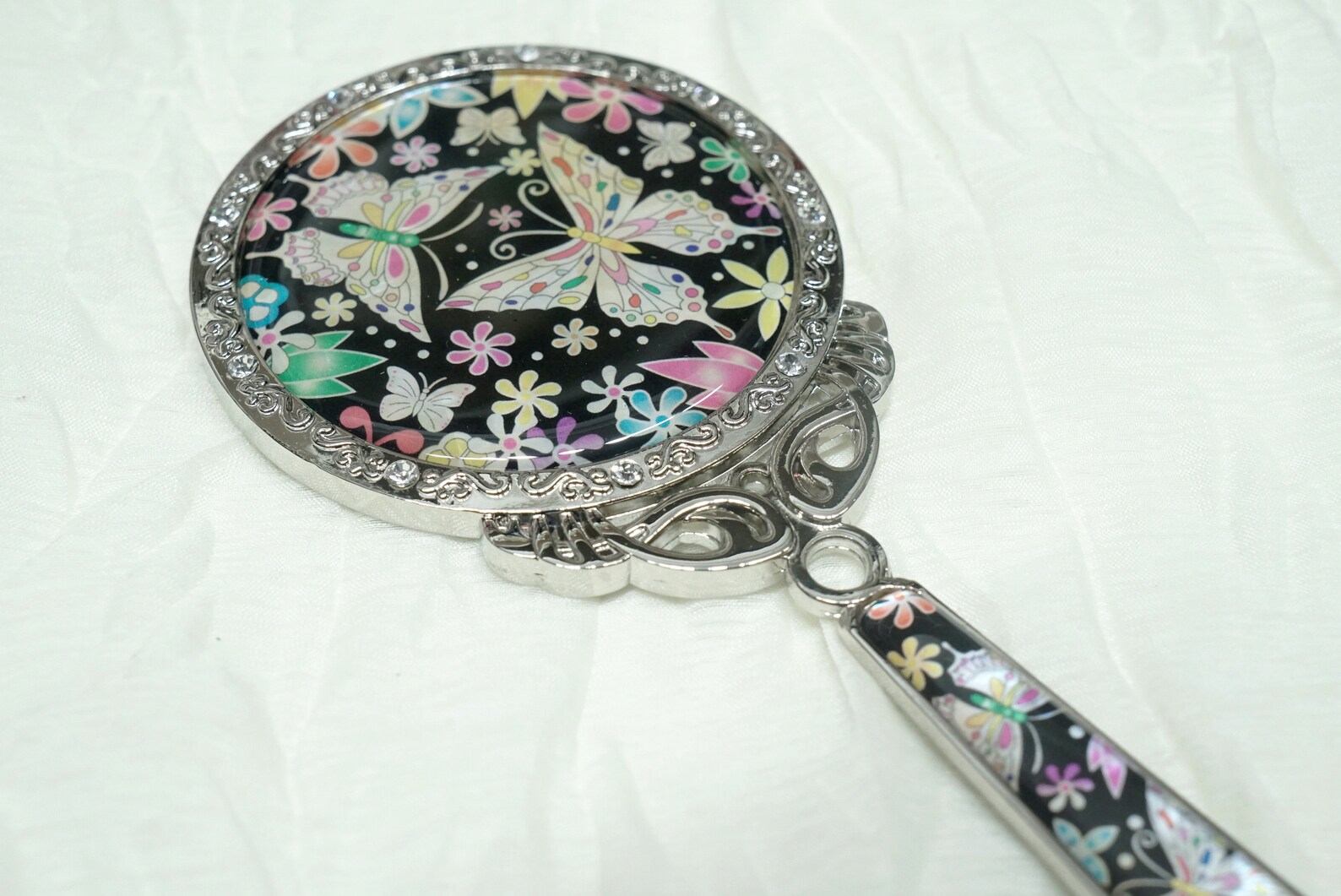 Hand Mirror Made With Korean Lacquerware Inlaid With - Etsy Canada