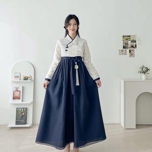 Korean Women's Modern Hanbok Daily Hanbok for Fall and Winter- Veiesa ...
