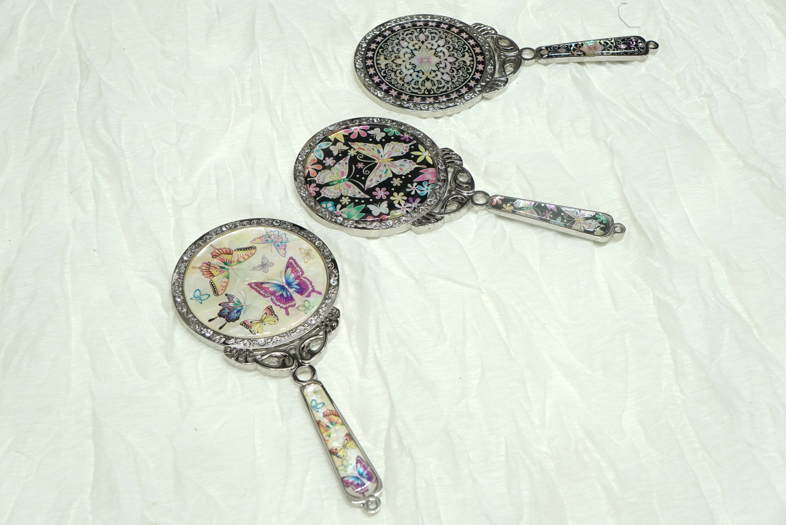 Hand Mirror Made With Korean Lacquerware Inlaid With - Etsy Canada