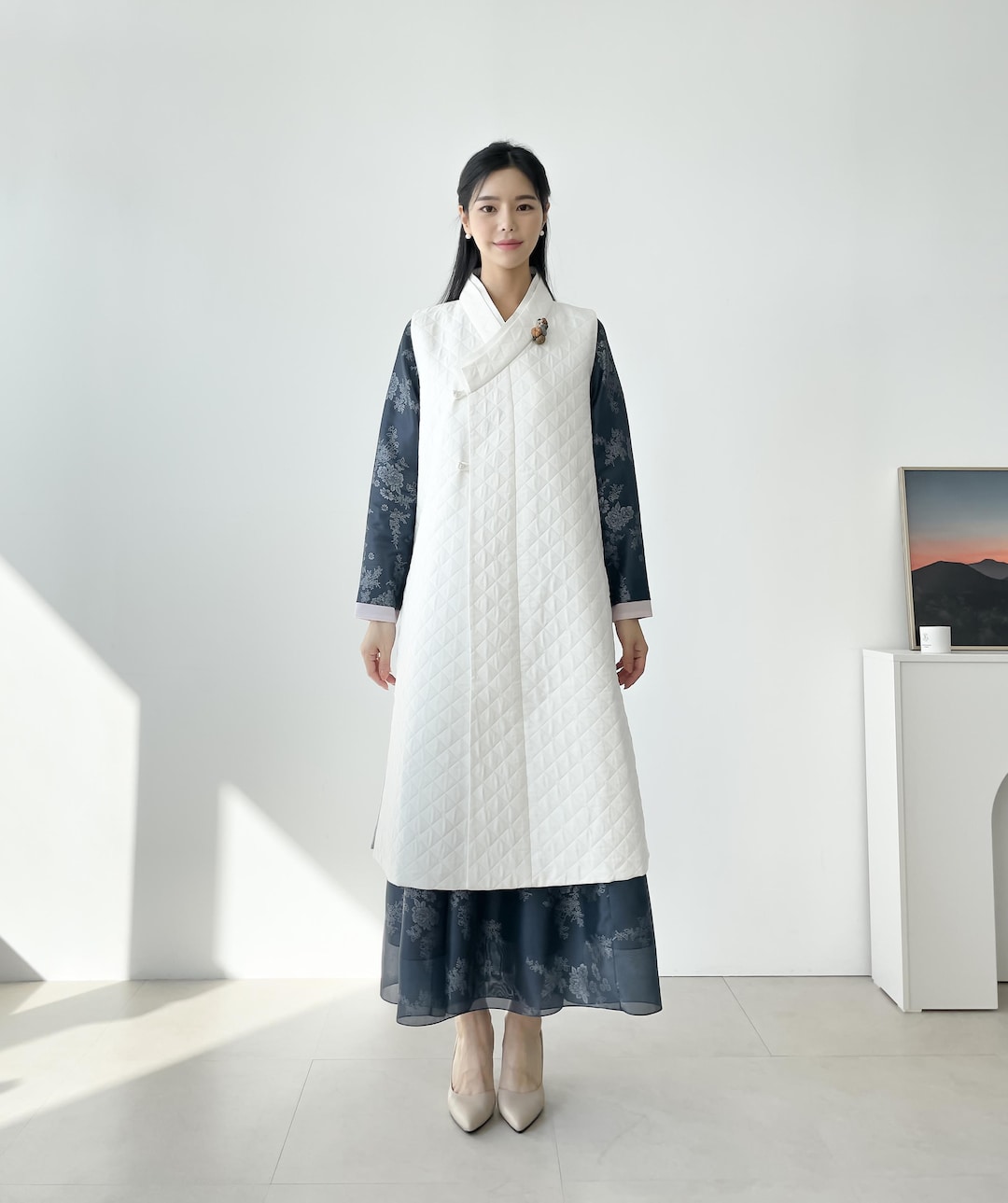 Korean Women's Modern Hanbok Daily Hanbok for Fall and Winter- Nubim ...