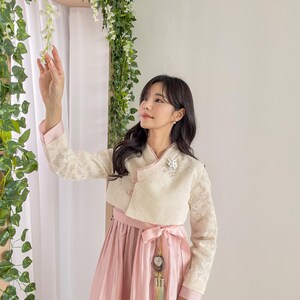 Korean Women's Modern Hanbok Daily Hanbok for Fall and Winter- Lauren ...