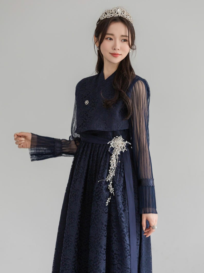 Korean Women's Modern Hanbok Daily Hanbok for Fall and Winter- NO136 ...