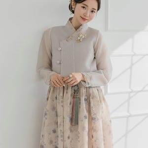 Korean Women's Modern Hanbok Daily Hanbok for Fall and Winter- No128 ...
