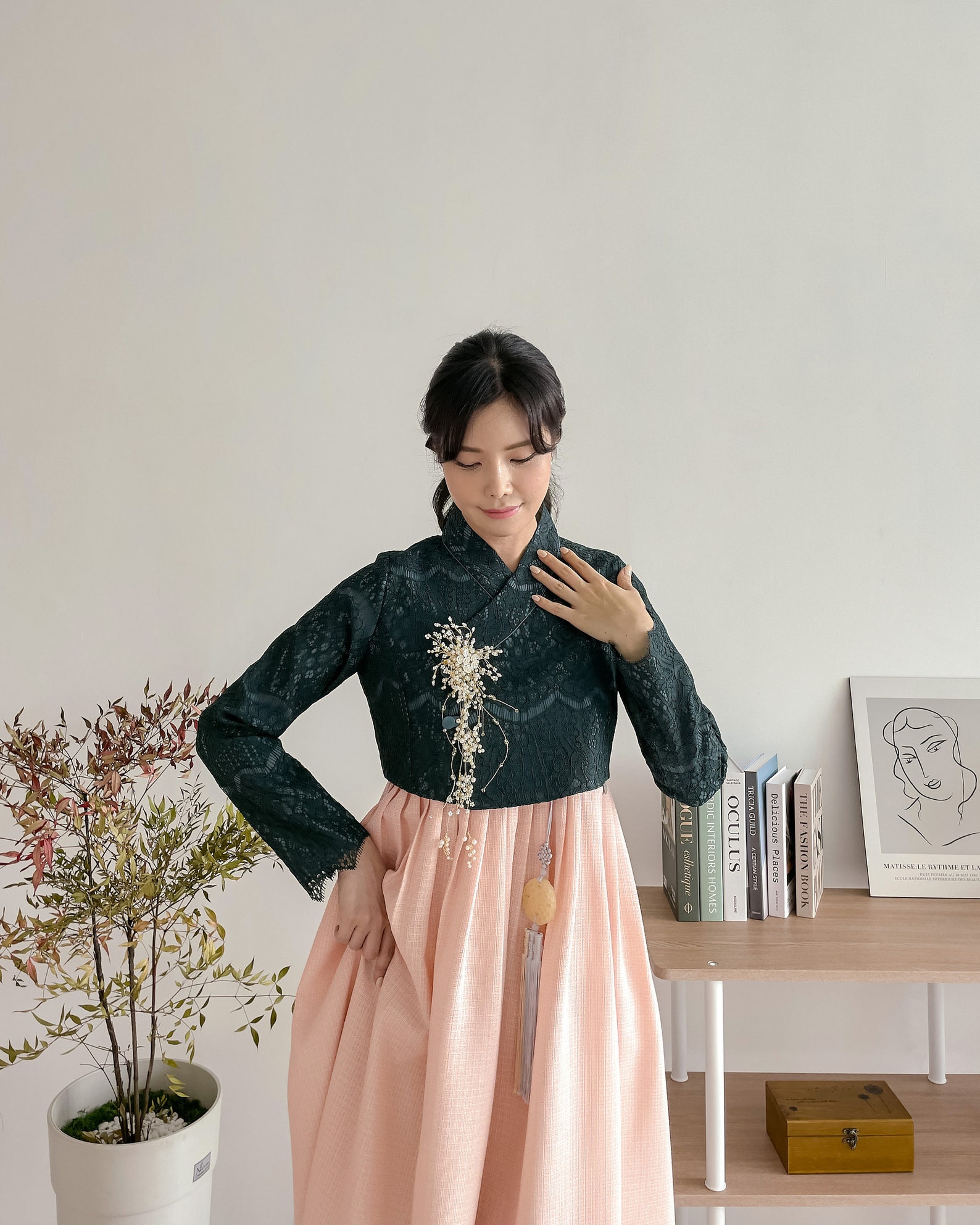 Korean Women's Modern Hanbok Daily Hanbok for Fall and Winter 02 Dion ...