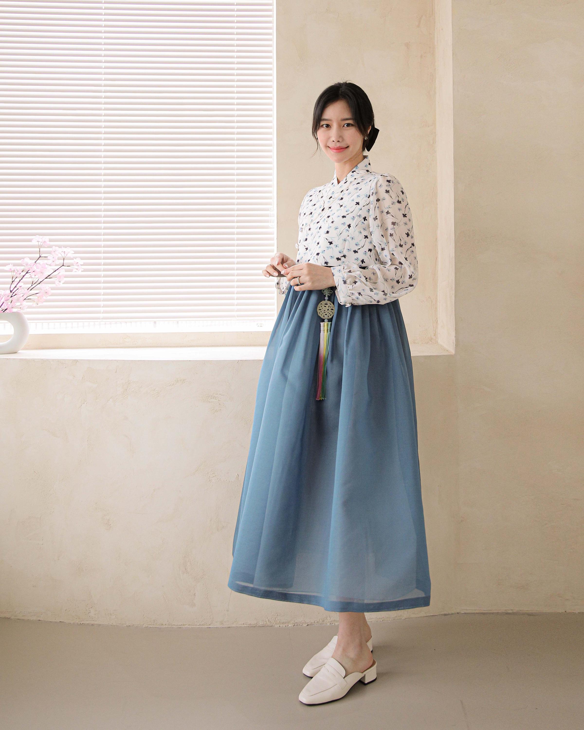 Korean Women's Modern Hanbok Daily Hanbok for Fall and Winter- Melody ...