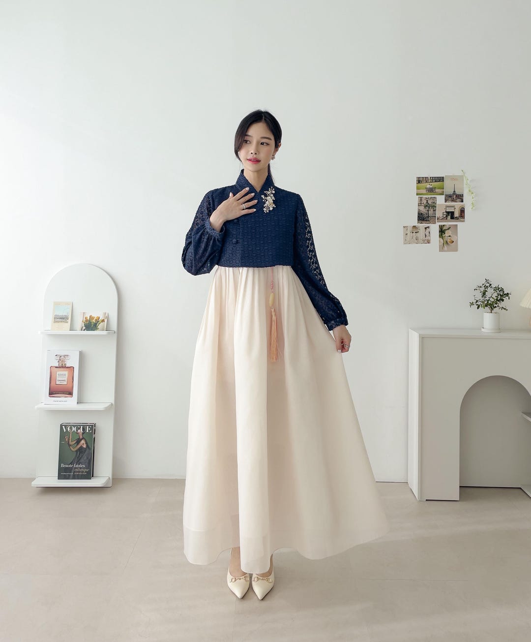 Korean Women's Modern Hanbok Daily Hanbok for Fall and Winter- Amor - Etsy