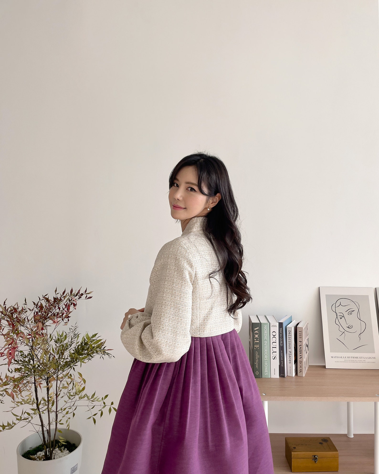Korean Women's Modern Hanbok Daily Hanbok for Fall and Winter 04 엘리시안 ...