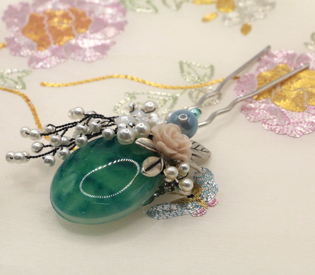 Women Korean Traditional Hair Pin Female Hanbok Dress Decoration ...