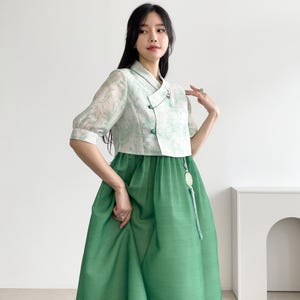Korean Women's Modern Hanbok Daily Hanbok for Summer- Qiana - Etsy
