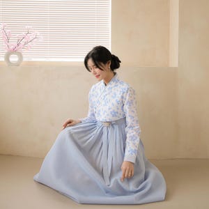 Korean Women's Modern Hanbok Daily Hanbok for Fall and Winter- Bianna ...